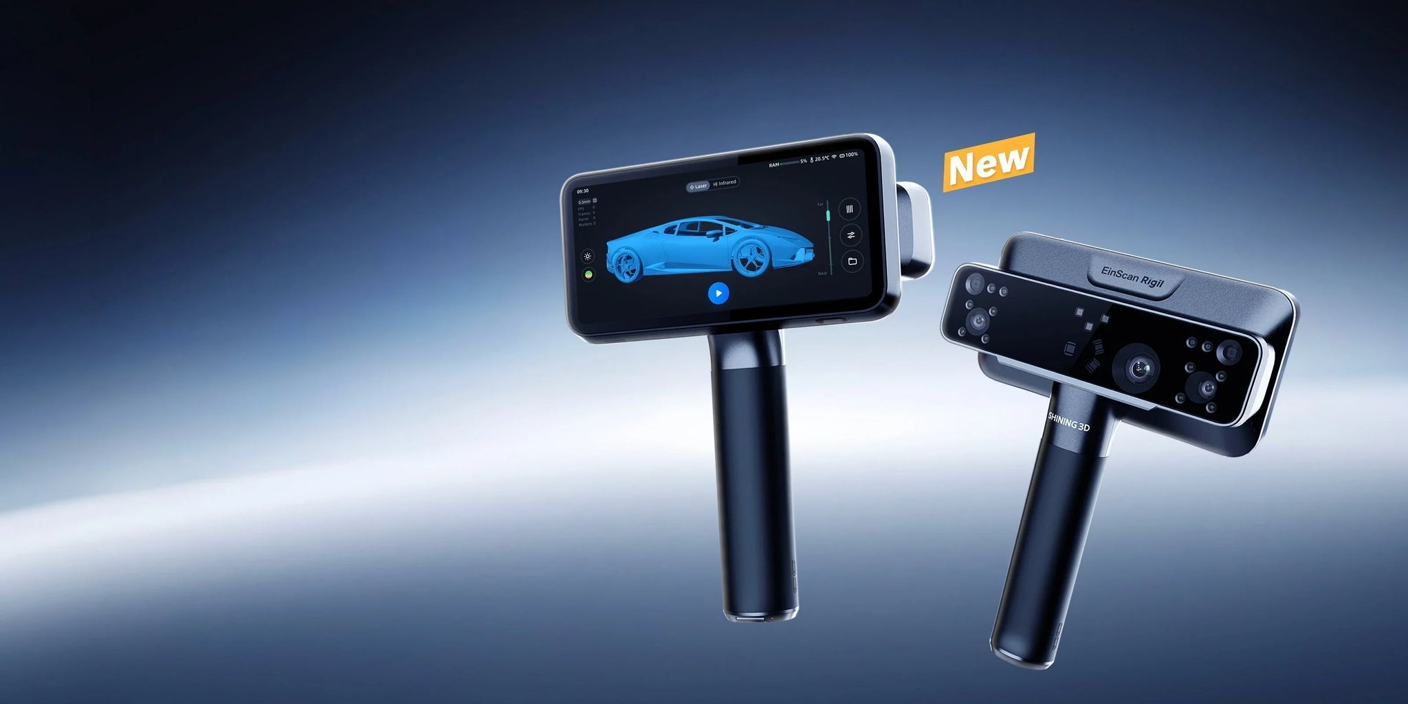 SHINING 3D Launches EinScan Rigil: The World’s First Tri-Mode Laser 3D